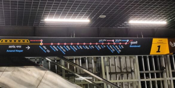 Mumbai Metro - Line 2A (Yellow Line): Stations, Fare, Route Map, Status ...