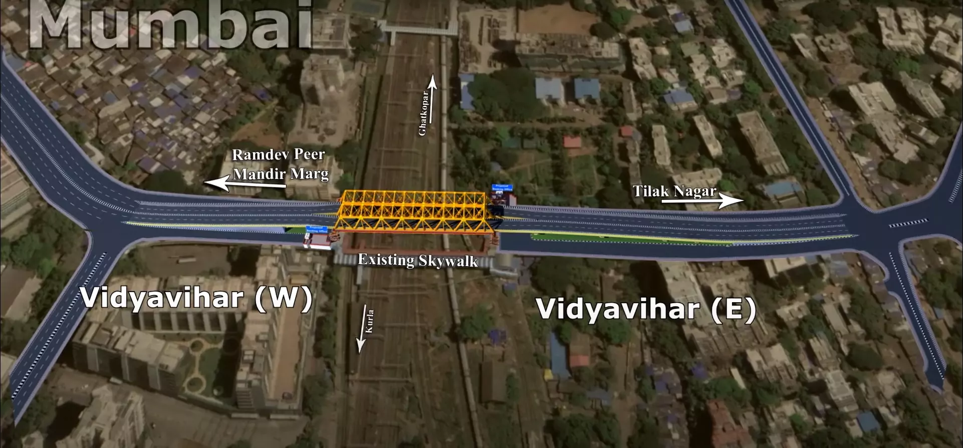 First Girder Successfully Launched For Vidyavihar Rail Over Bridge Project In Mumbai